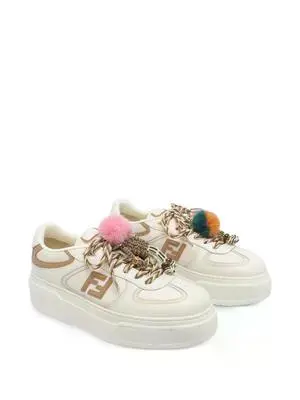 Fendi Leather Platform Sneakers